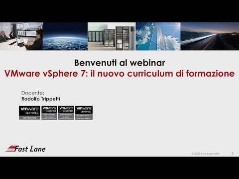 VMware vSphere 7: il nuovo curriculum di formazione!