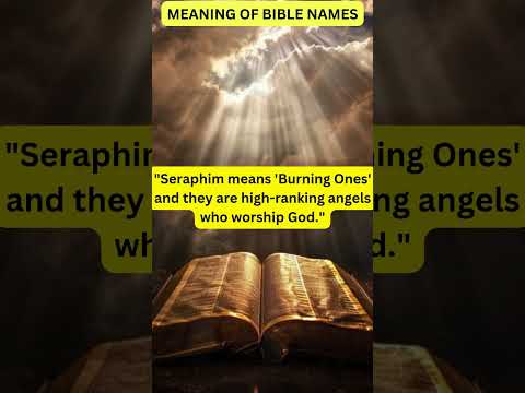 Meaning of Bible Names 158