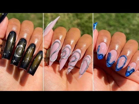 3 CHROME Nail Art Trends I'm Obsessed With - Must See!
