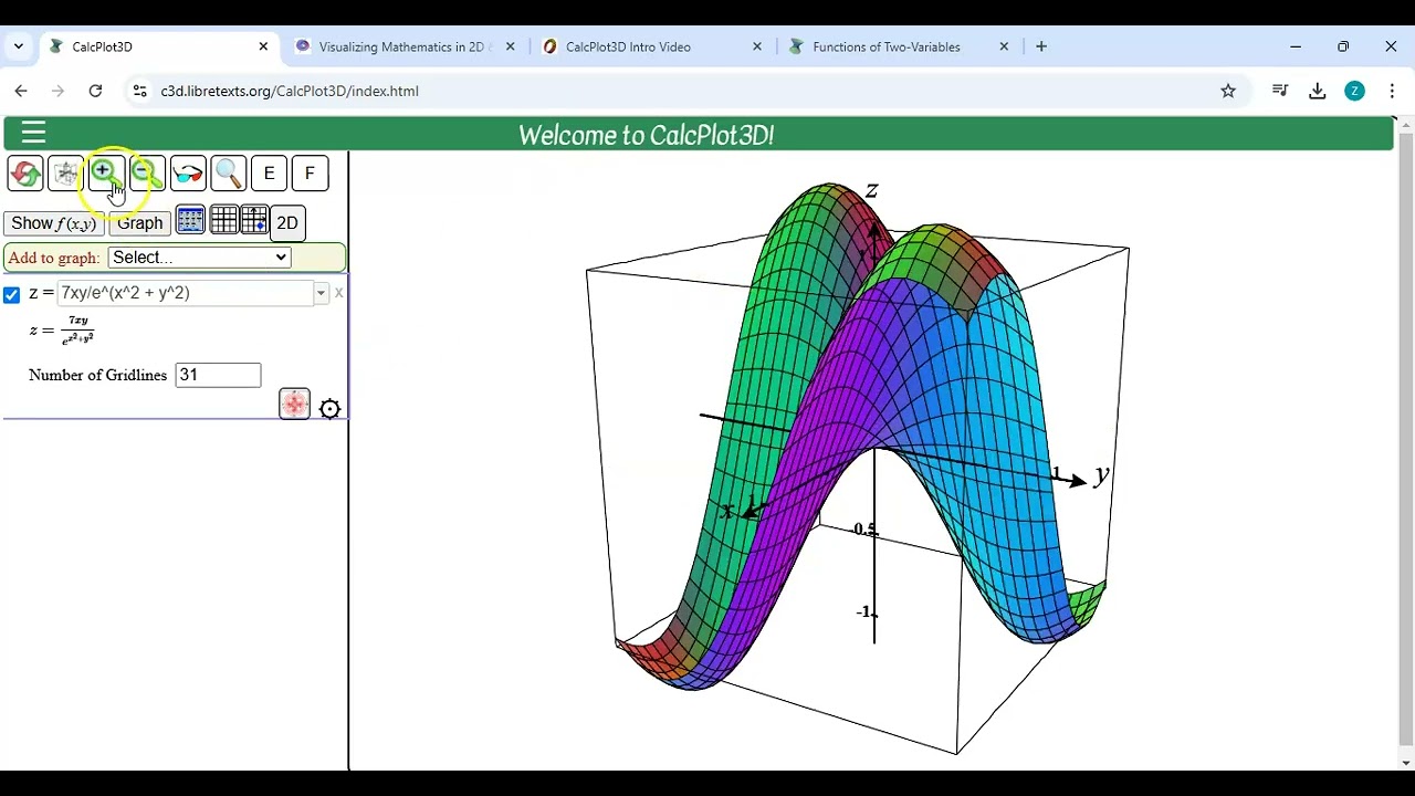 CalcPlot3D: An Introduction