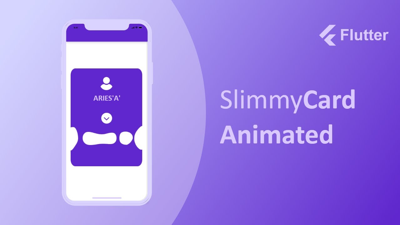 Slimy Card Animation in Flutter - Flutter Tutorial