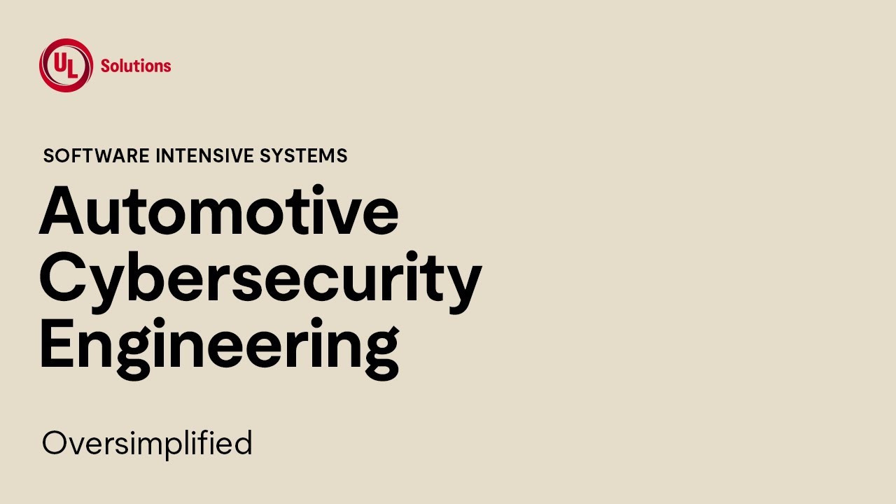 Automotive Cybersecurity - Over simplified