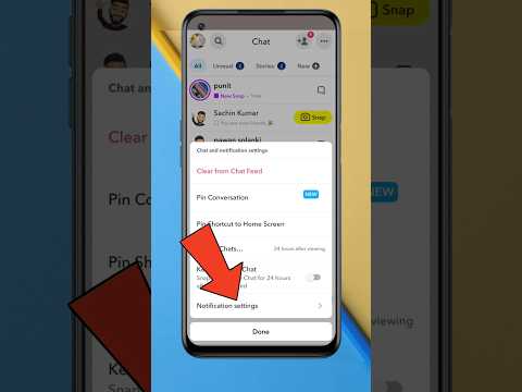 Snapchat Par Chat Mute Kaise Kare|How To Mute Chat On Snapchat#snapchat#shorts