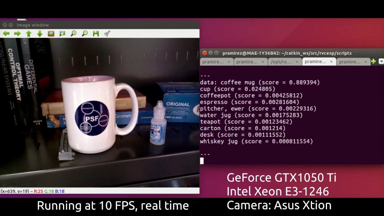 Interfacing ROS and Inception v3