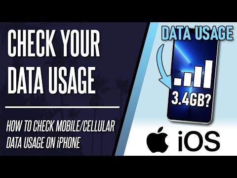 How to Check Mobile/Cellular Data Usage on iPhone (iOS)