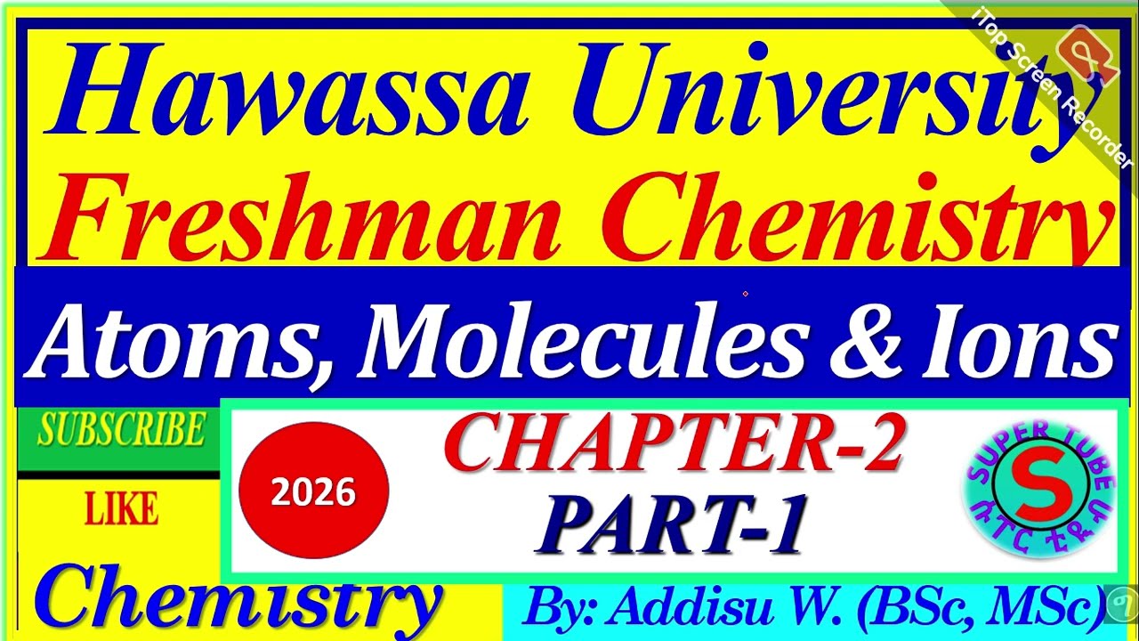 Freshman chemistry Atoms Molecules & #isotopes #chapter2 #part1 #generalchemistry #freshmanchemistry