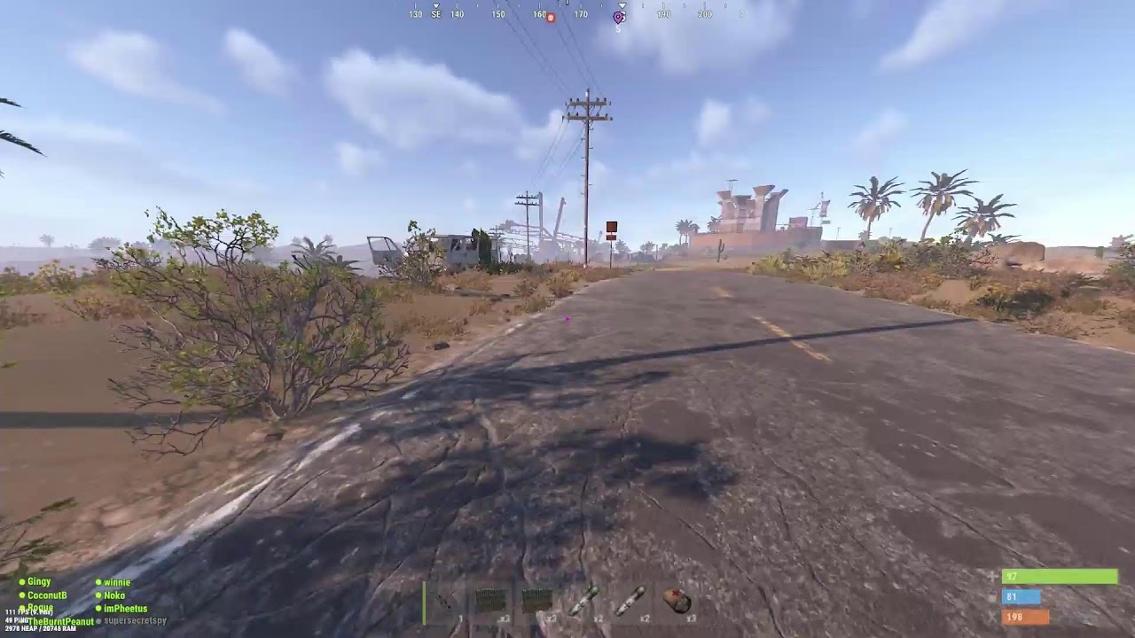 PLAYING ON BURNTPEANUT SERVER