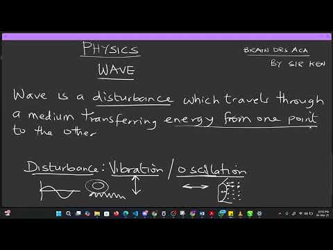Wave Motion in Physics | Meaning of Waves & Wave Terms Explained | JAMB 2025 Physics