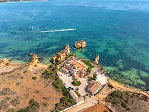 Luxury ocean front 8 bedroom mansion with private island for sale in West Algarve, Portugal