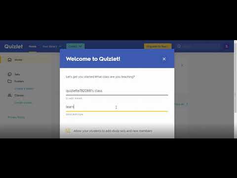 Quizlet account creation | How to create quizlet account