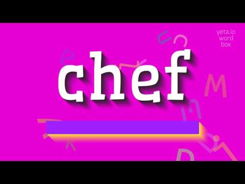 CHEF - HOW TO PRONOUNCE IT?