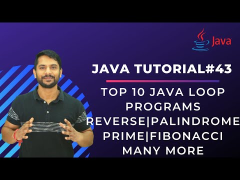 Learn Top 10 Java Loop Programs|Reverse|Palindrome|Prime|Armstrong|Fibonacci Series|Table ...