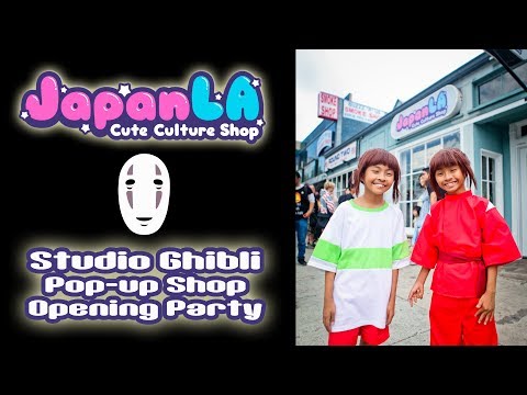 Japan LA Studio Ghibli Pop-up Store Opening 2017