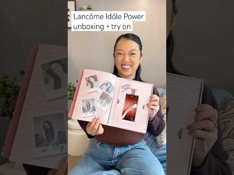 @lancomeusa Idôle Power - unboxing + try on #lancomefragrances #perfume #fragrance
