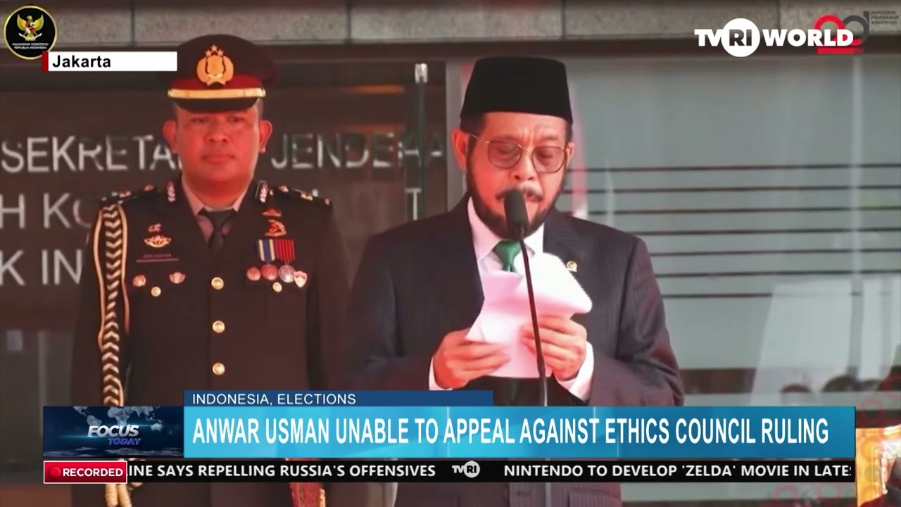 ANWAR USMAN UNABLE TO APPEAL AGAINST ETHICS COUNCIL RULING