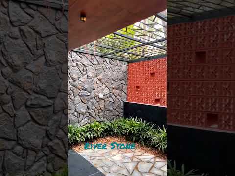 River Stone for interior courtyard