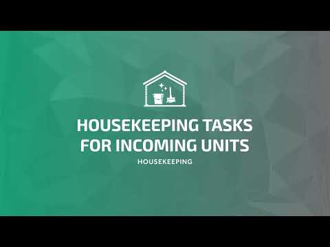 EliteParks: Housekeeping Tasks for Incoming Units