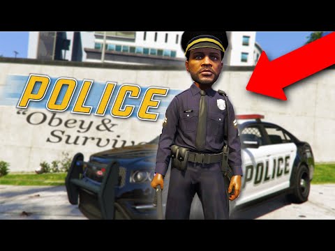 PLAYING AS A COP! *TRYING TO ARREST PEOPLE!* | GTA 5 THUG LIFE #406
