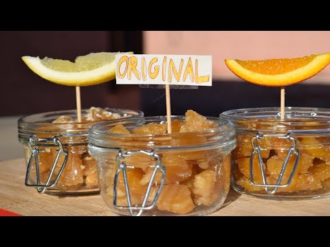 Ginger Chews Original, Lemon and Orange Flavor | Homemade