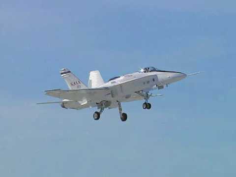 F/A-18 Active Aeroelastic Wing Takes off from Edwards AFB