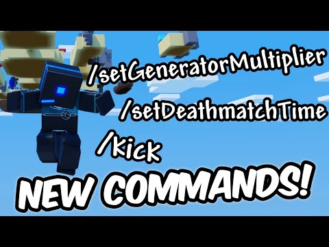 New Commands in Roblox Bedwars Custom Matches!