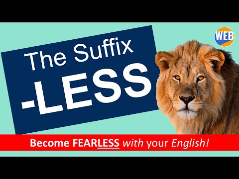 🎓Master the English Suffix -LESS - 👉Real Example Sentences