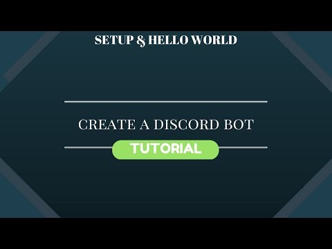 JDA Bot Tutorial - Setup & Hello World Command [Part 1]