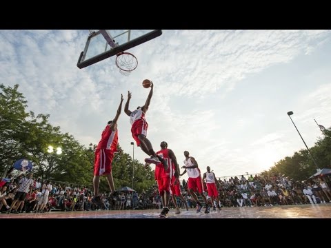 3-on-3 basketball tournament with Anthony Davis
