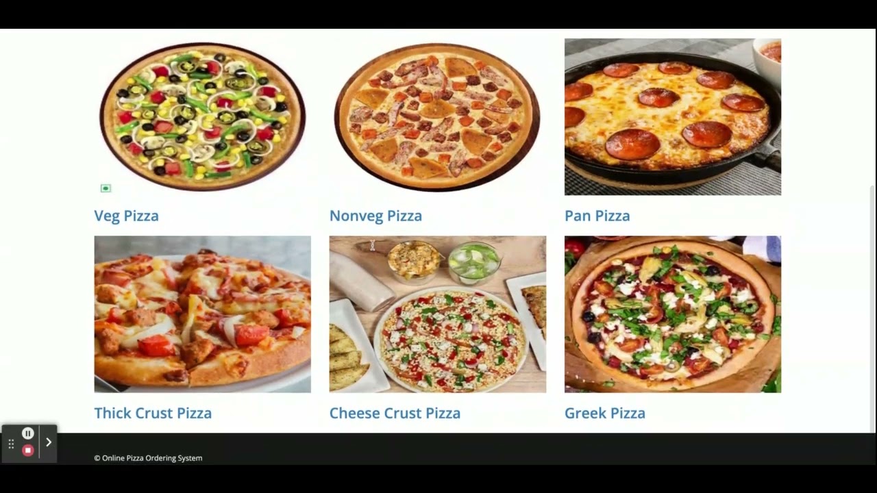 Online Pizza Ordering System Project | Spring Boot ReactJS Project Tutorial
