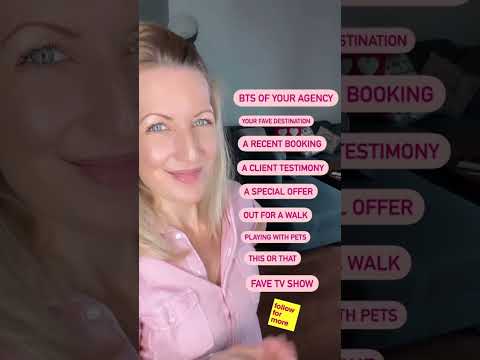 Stories ideas for Travel Agents! #shorts #instagram #socialmedia #travelagent #smm #igreels