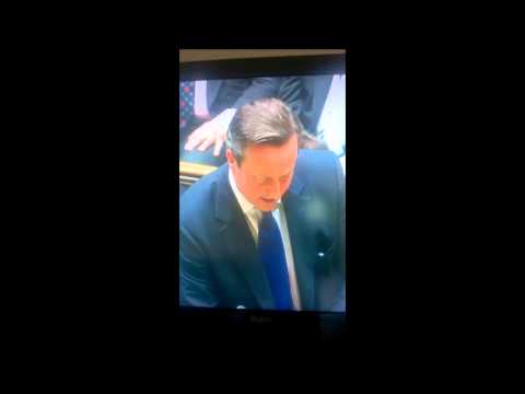 David Cameron attempting to pronounce Kirkcaldy.