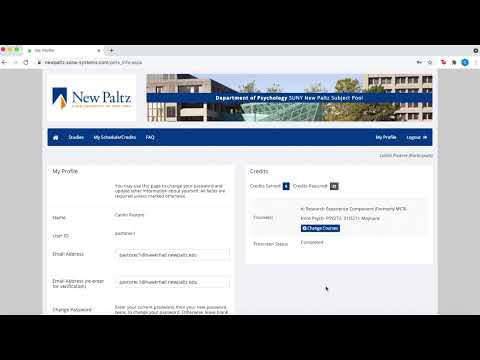 Student Guide to Using SONA: SUNY New Paltz Psychology Department