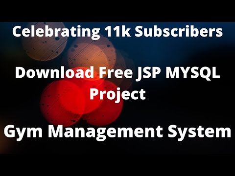 Learn Free JSP MYSQL Project Gym Management System || Celebrating 11k Subscribers - Mind Luster