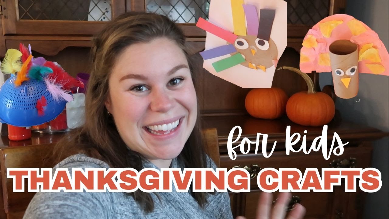 EASY THANKSGIVING CRAFTS FOR KIDS // KIDS THANKSGIVING CRAFT IDEAS