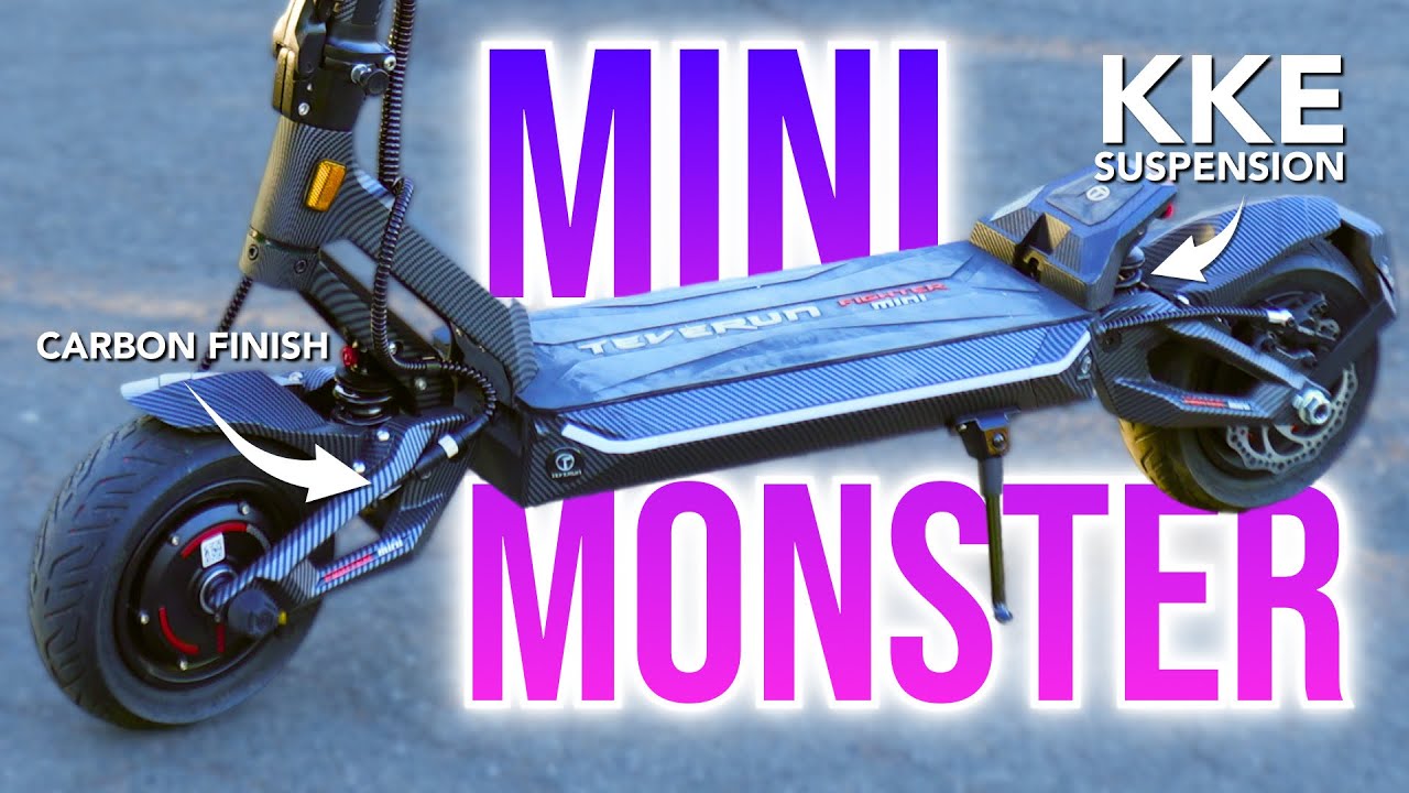 TEVERUN FIGHTER MINI PRO: BOSCH Motors, 100KM Range Scooter