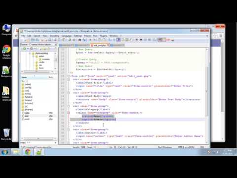 Learn Learn how to create a PHP Lovers Blog using PHP and MySQL Part 6 - Mind Luster
