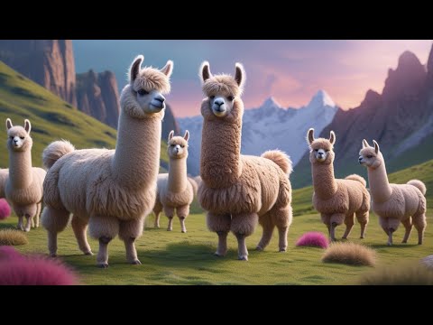 🦙 Lovely Llamas! Fun Llama Facts for Kids!