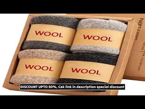 2Pairs/Men's Socks Super Thick Wool High Quality Merino Wool Socks Business Fall Winter Comfortable