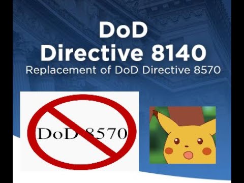 New DoD 8140 Learning requirement