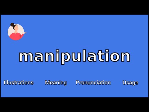 MANIPULATION - Meaning and Pronunciation