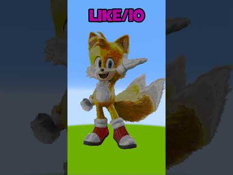 AMAZING Tails Pixel Art! Wait for it... 🔥🙂 #shorts