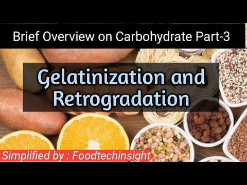 Gelatinization and Retrogradation - PART 3 (GATE Syllabus)