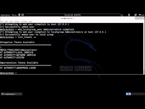 Meterpreter - Incognito