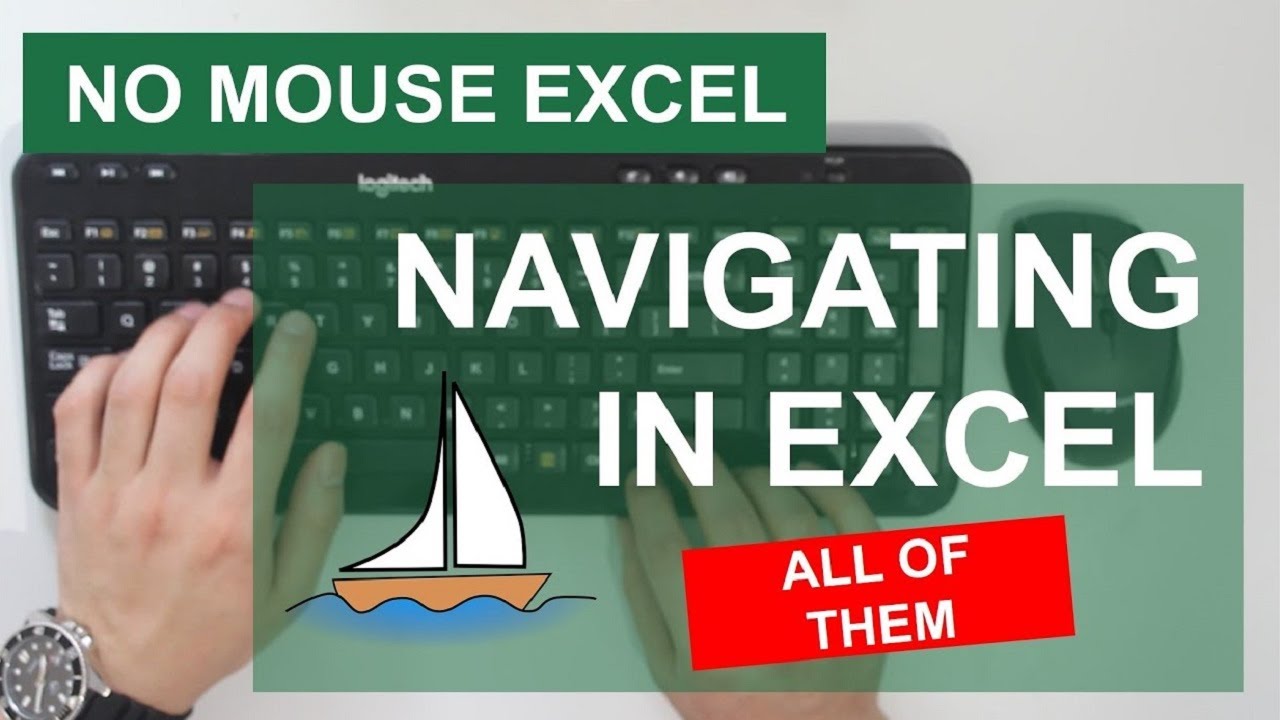 How to Navigate Like a Pro In Excel | No Mouse Excel