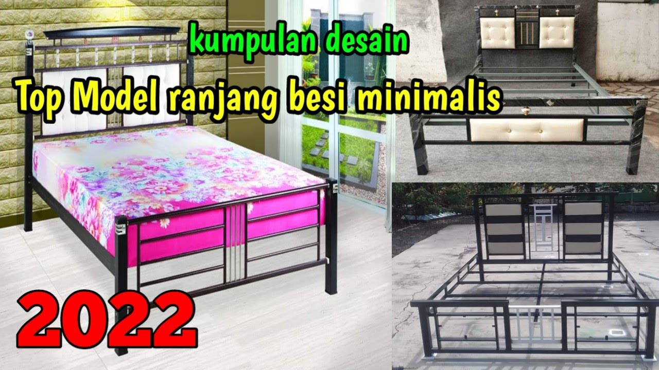 KUMPULAN TOP MODEL RANJANG BESI MINIMALIS 2022 || IRON BED
