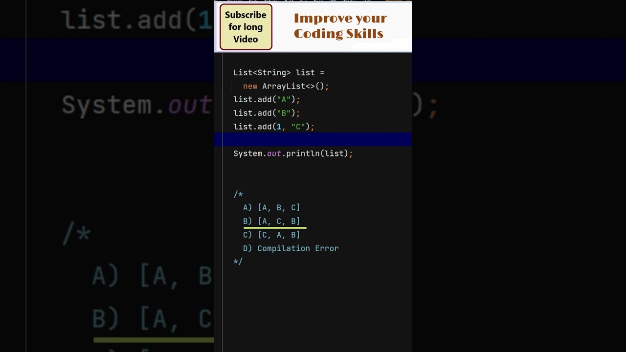 #330 Test Your Java Skills! #shorts #java