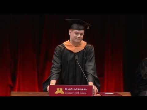 On behalf of the Master of Nursing graduates - Chad Fleischhacker