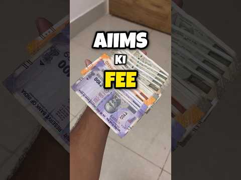 MBBS fee of AIIMS😱 #aiims #mbbs #fees #neet #neet2025 #aiimslife #shorts