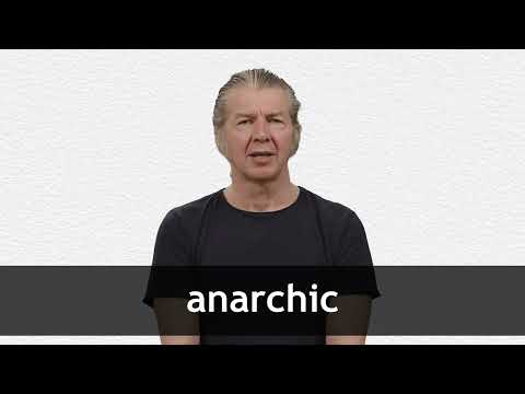 How to pronounce ANARCHIC in American English