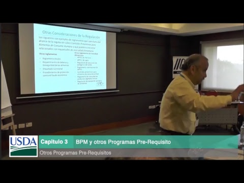 FSPCA Capitulo 3. Pre-requisitos